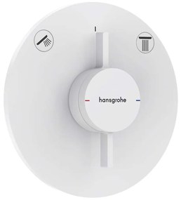 Hansgrohe DuoTurn S - Baterie pod omítku, pro 2 spotřebiče, matná bílá 75418700
