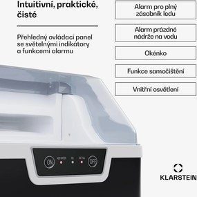 Klarstein Wallberg Nugget Ice Maker, výrobník kostek ledu
