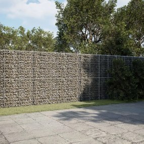 Gabionový koš s víkem 750 x 100 x 200 cm pozinkované železo 3295238