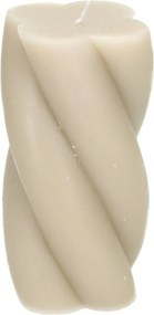 Svíčka Camila 14cm beige