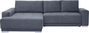 XXXLutz ROHOVÁ SEDAČKA, textil, šedá Cantus - Sedací soupravy - 000812004620