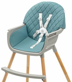 Jídelní židlička Baby Mix Freja wooden dusty green