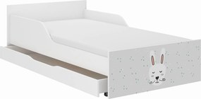 Wooden Toys Dětská postel PUFI 160x80 ZVÍŘÁTKA
