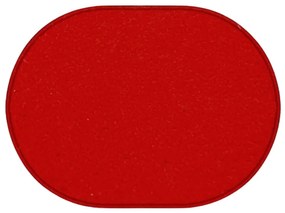 Vopi koberce Kusový koberec Eton červený ovál - 120x170 cm