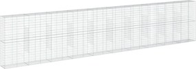 Gabionový koš s víkem 1 000 x 50 x 200 cm pozinkované železo 3295175