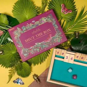 GIBSONS Hra Shut the Box / Dřevěná krabička / pro 1-2 hráče