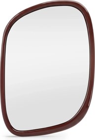 Nástěnné zrcadlo Siri 120 cm vínově-hnědé