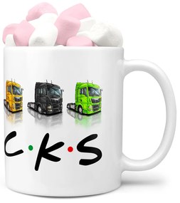 Hrnek Trucks (Náplň hrníčku: Marshmallow)