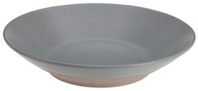 Kameninový hluboký talíř Clay, (fi) 21 cm, šedý