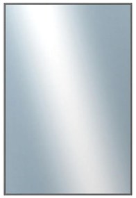 DANTIK - Zarámované zrcadlo - rozměr s rámem cca 80x120 cm z lišty Hliník grafit drás | P269-224 (7269224)