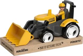 EFKO Traktor Igráček MultiGO žlutý s radlicí / od 3 let