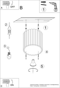 BRILAGI - LED Bodové svítidlo SFERA 1xGU10/10W/230V pr. 10 cm krémová