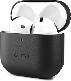 Epico kožený kryt pro Airpods 4/Airpods 4 (ANC) černý Černá