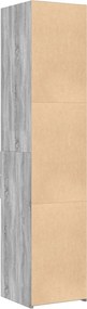 Skříň highboard šedá sonoma 40 x 42,5 x 185 cm kompozitní dřevo 3281446