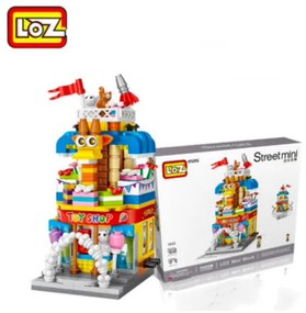 Stavebnice LOZ Mini - Prodejny Varianta: Hračkářství, s krabicí