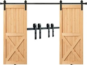 Hardwarová sada posuvných dveří stodoly 2,4 m, 149,7 kg