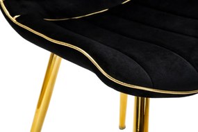 Designová jídelní židle Dandelion černá
