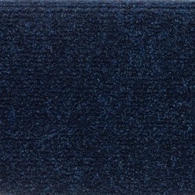 Schodové rohože samolepicí 10 ks 56 x 17 x 3 cm tmavě modré půlkulaté 149695