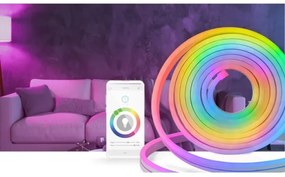 Nedis WIFILN51CRGB-LED RGB Stmívatelný pásek SmartLife 6m 32W/230V Wi-Fi IP65+DO