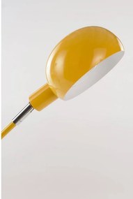 Žlutá kovová stojací lampa s ohybatelnou konstrukcí (výška 146 cm) Lincon – Jotex