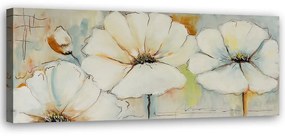 Gario Obraz na plátně Tři květiny a poupě Rozměry: 90 x 30 cm