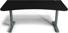 AROZZI ARENA Gaming Desk Frozen Grey Black / Herní stůl / D:160cm / Š: