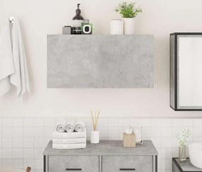 vidaXL Koupelnová nástěnná skříňka 80 x 25 x 40 cm kompozit [860093] Barva: dub sonoma