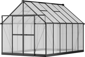 Skleník 240 x 244 x 371 cm, zesílená konstrukce, polykarbonát 6 mm