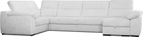 Rozkládací rohová sedačka LEWIS I-R-II-OT U 405x233cm – výběr potahové látky levý roh Harmony 77 - modrá