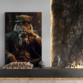 Obraz zvířecí gangster tygr Varianta: 40x60