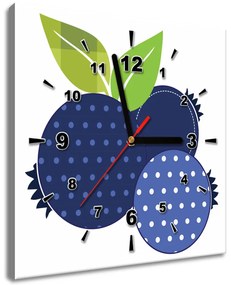 Gario Obraz s hodinami Borůvky Rozměry: 40 x 40 cm