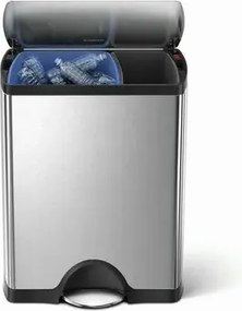 Simplehuman Odpadkový koš na tříděný odpad / 30 / 16 l / obdélníkový /