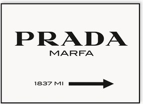 Zarámovaný plakát Prada