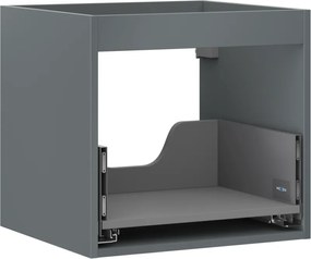 Mexen Box-A, závěsná skříňka 50 cm, 1 zásuvka, grafitová matná, 91AX0-0500-470-1-66