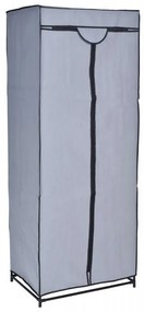 Textilní skříň s policemi Fela - šedá