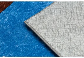 Dywany Luszczow Dětský kusový koberec JUNIOR 51827.803 pratelný  Nákladní auto, bagr pro děti protiskluz, modrý Rozměr koberce: 160 x 220 cm