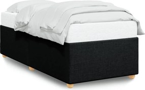 Rám postele bez matrací černá 90x200 cm textil 3284703