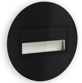 Zamel Orientační LED svítidlo SONA kulaté , IP44, 14Vss Teplota světla: Studená bílá, Barva materiálu: černá