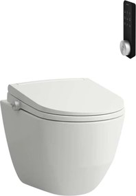 Laufen Cleanet Pro - Elektronický bidet s keramikou, závěsný, Rimless, SoftClose, bílá H601890000S002