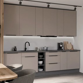 ARIA ta | dolní skříňka 60 ZL 1S dřezová | 60 cm | PREMIUM BOX | antracit/béžová