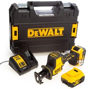 Aku bezuhlíková kompaktní mečová pila DeWALT DCS369P2 18V  2 x 5 Ah.