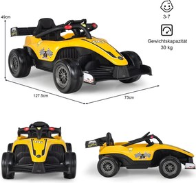 Costway Toddler Electric Car 12 V Dětské auto Batole elektrické závodní auto