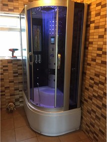BPS-koupelny Hydromasážní box HYD-Victor 120 P, 120x85 pravý bez sauny