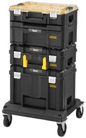 Stanley Pro-Stack - Sada vozíku a 4 kufrů na nářadí FMST1-80107