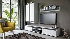 Casarredo - Komfort nábytek Obývací stěna, sestava OHIO bílá/antracit