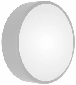 TEMAR Přisazené stropní koupelnové osvětlení CLEO, 2xE27, 40W, 30cm, kulaté, šedé, IP54