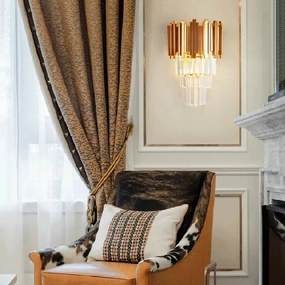 Toolight, nástěnná lampa 1xE14 312357, růžové zlato, OSW-04414