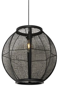 Orientální závěsná lampa černá 46 cm - Rob