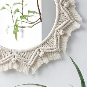 Tutumi REA, nástěnné zrcadlo Boho 50cm, 322047, HOM-03003
