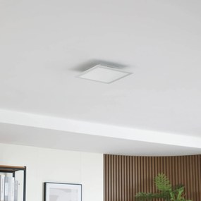 Lindby LED panel Enhife, bílý, 29,5 x 29,5 cm, hliník